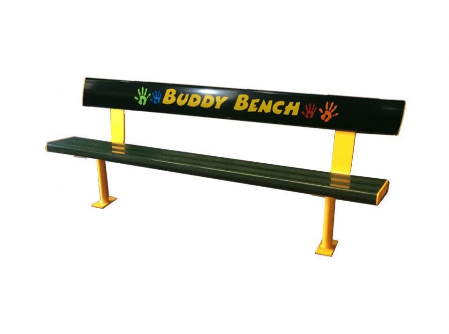 Aussie Buddy Bench Green Bab Aluminium